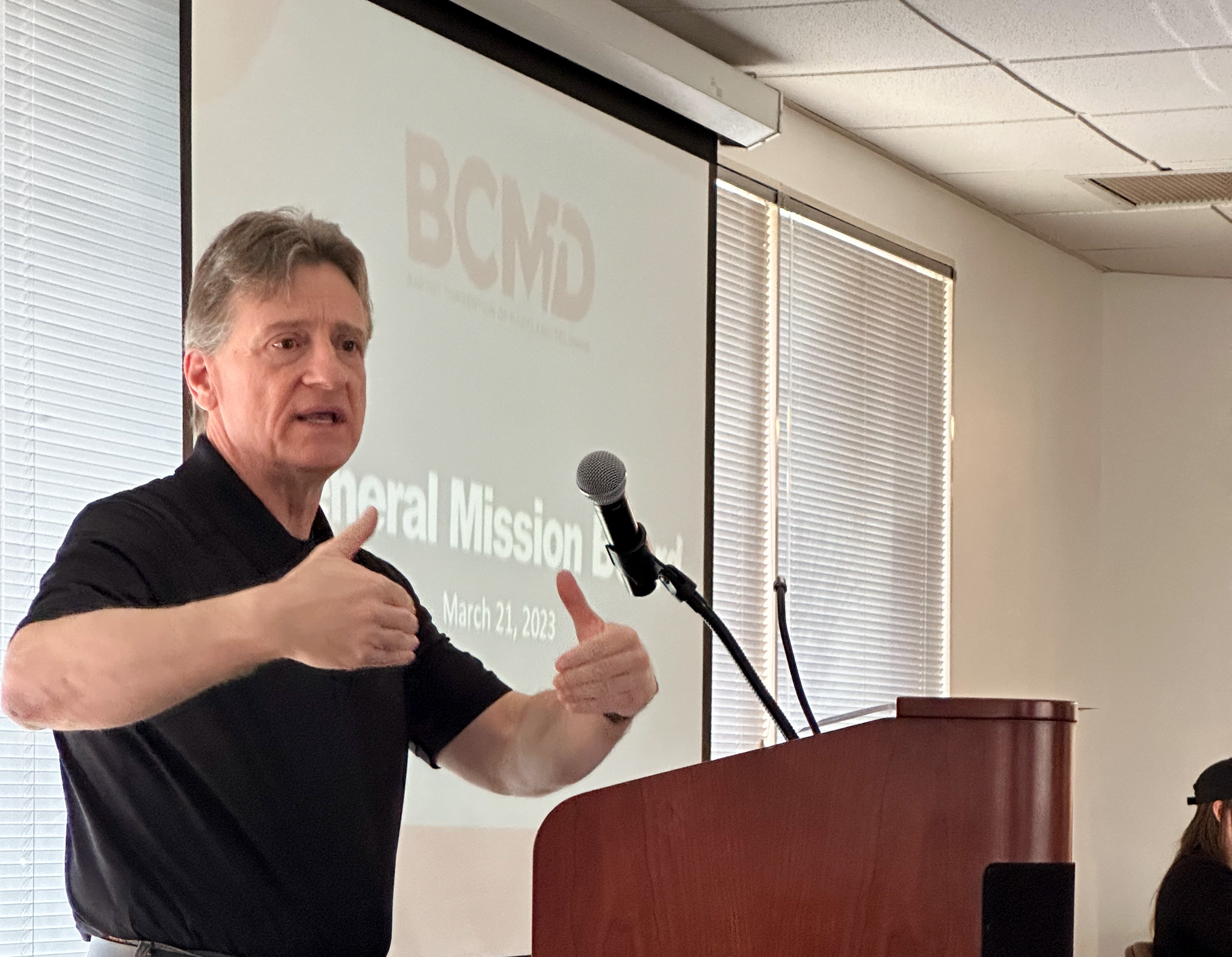 Tom Stolle Addresses GMB as Executive Director | Baptist Convention of ...